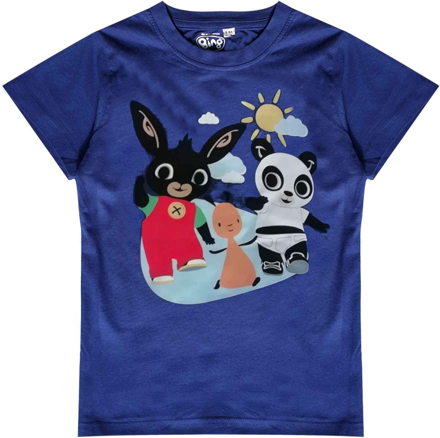 Boys Official Bing Tshirt 6-7 Years Dark Blue: Amazon.co.uk: Clothing