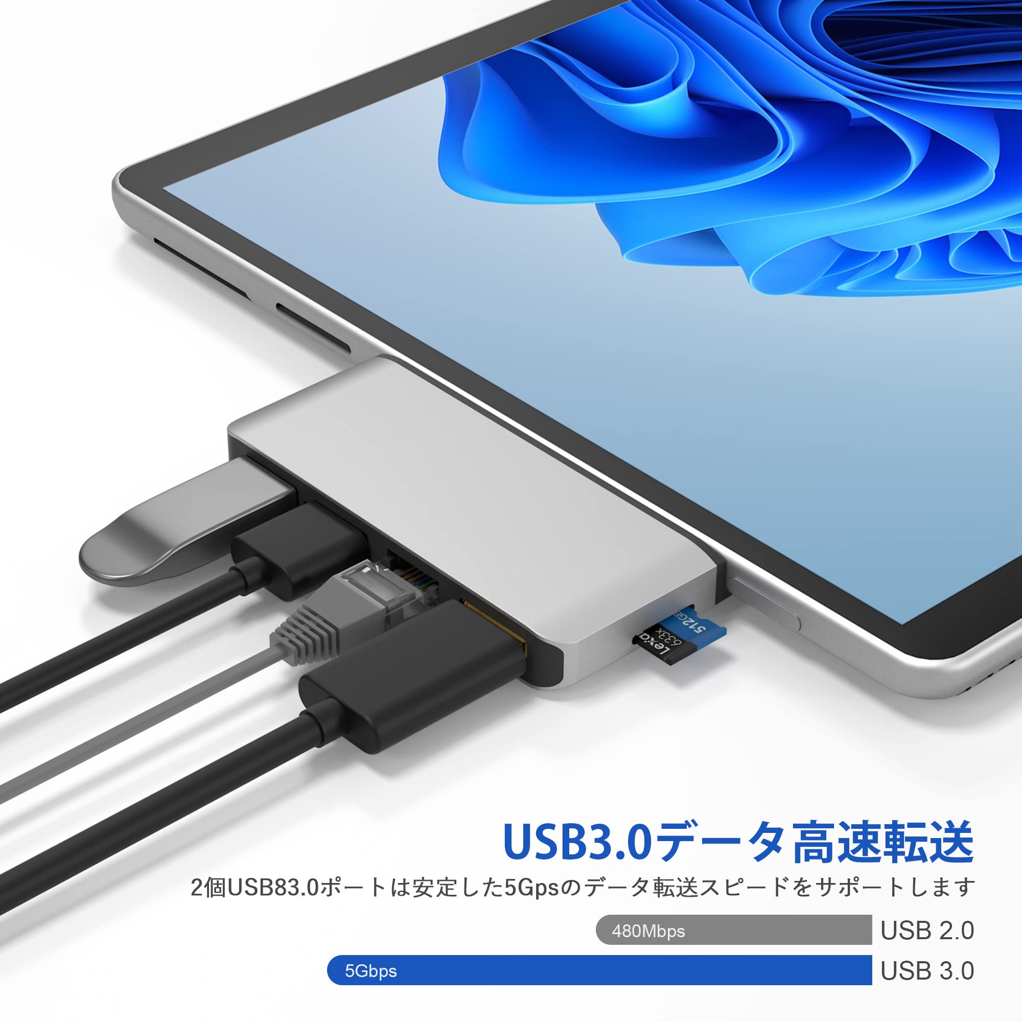 Mua Surface Pro 8 Hub with 5 Ports 4K@30Hz HDMI Port + LAN Net ...