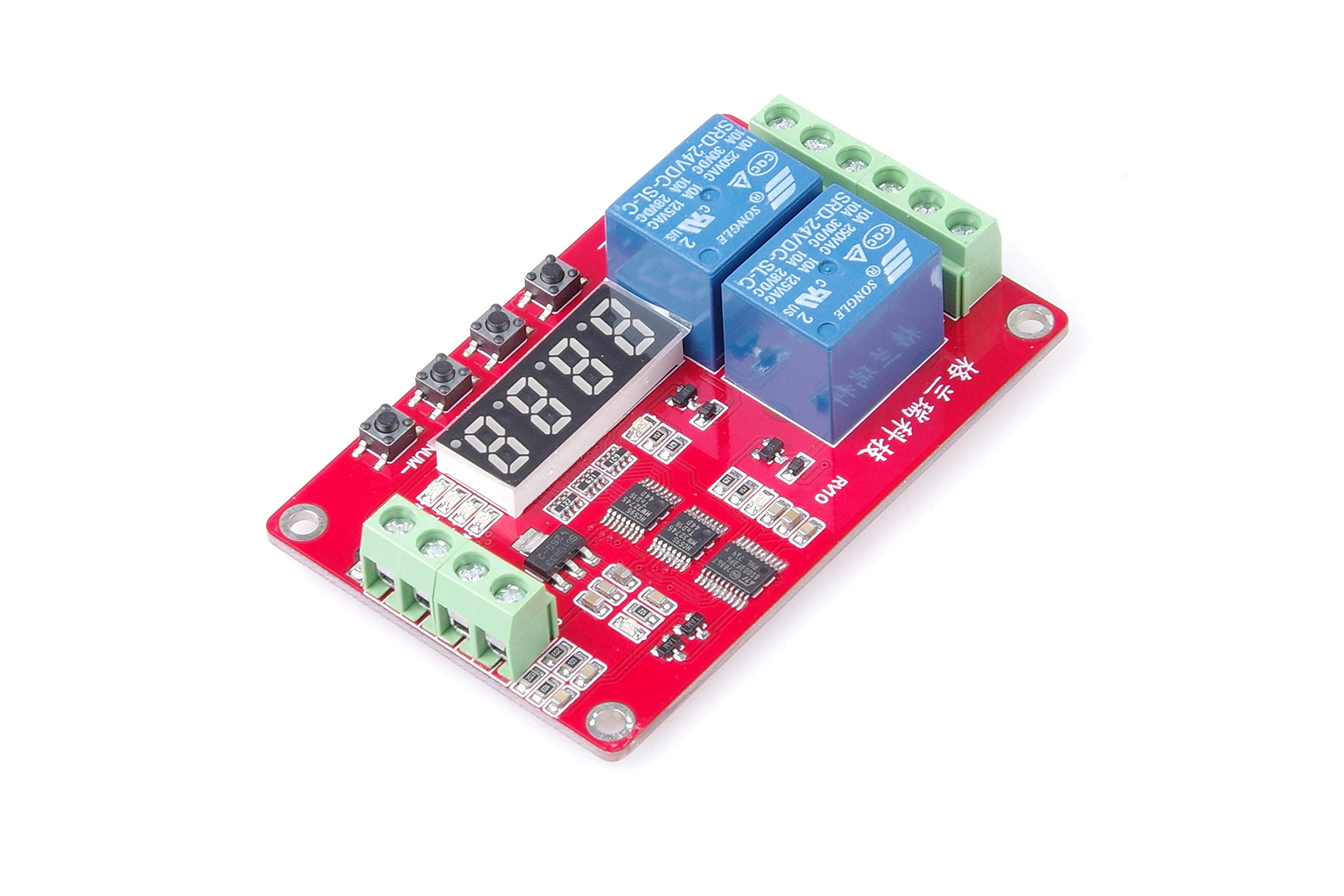 KNACRO 24V DC Relay Module, KNACRO Multifunctional DC 24 Volt 2 Channel ...