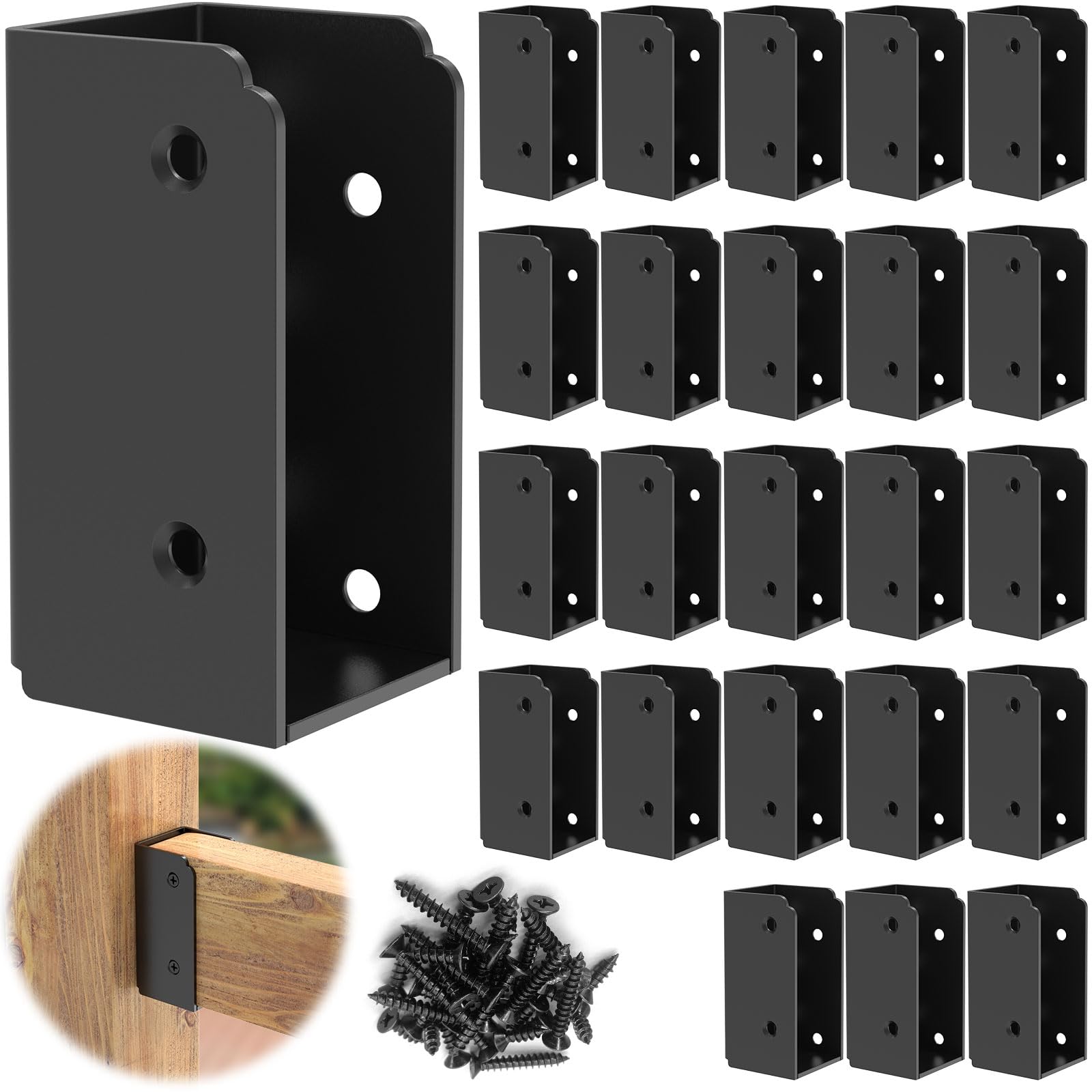 Mua IRENPORU 24PCS 2”x 4” Stainless Steel Deck Railing Brackets ...