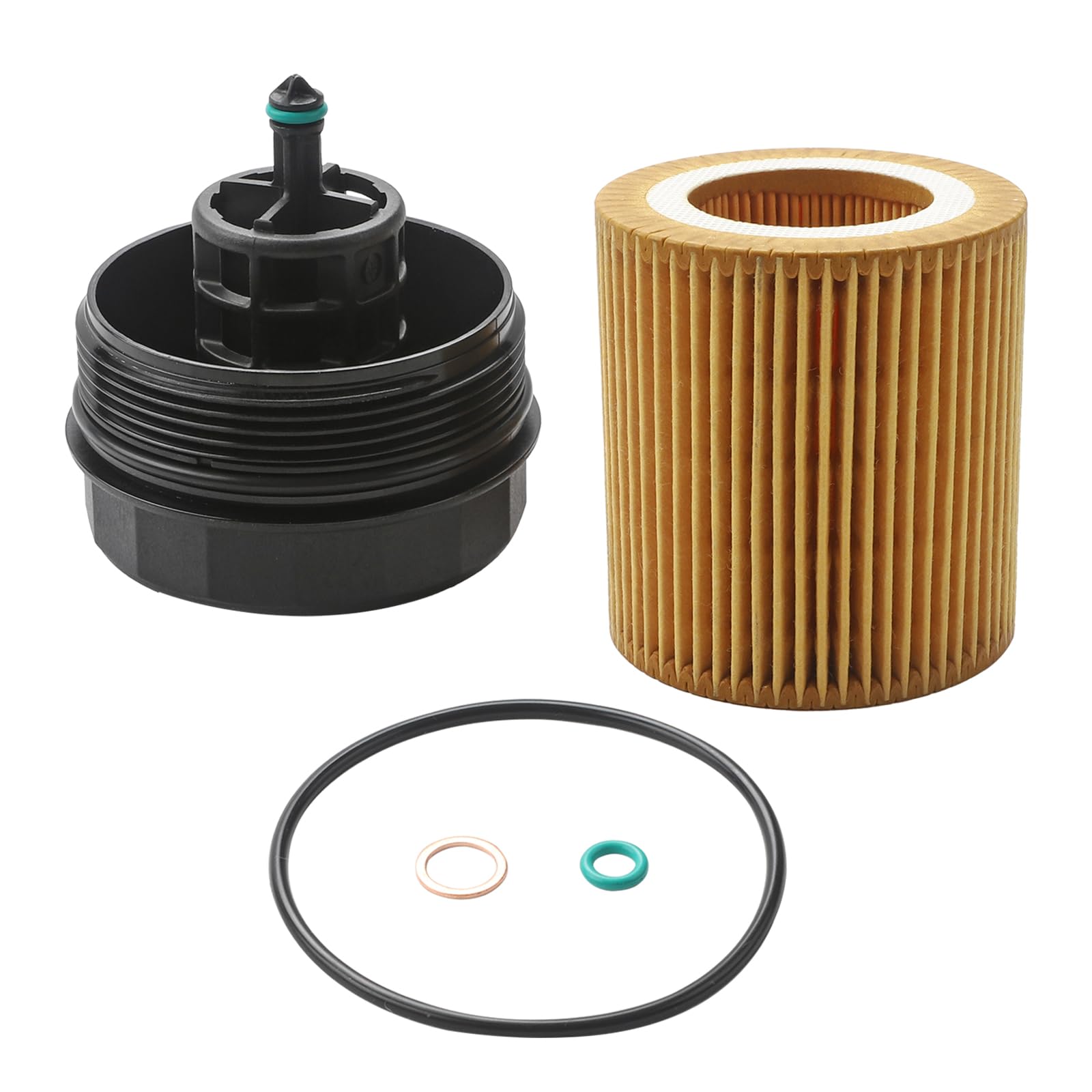 Dtomi Engine Oil Filter Housing Cover Cap Compatible With BMW Vehicle ...