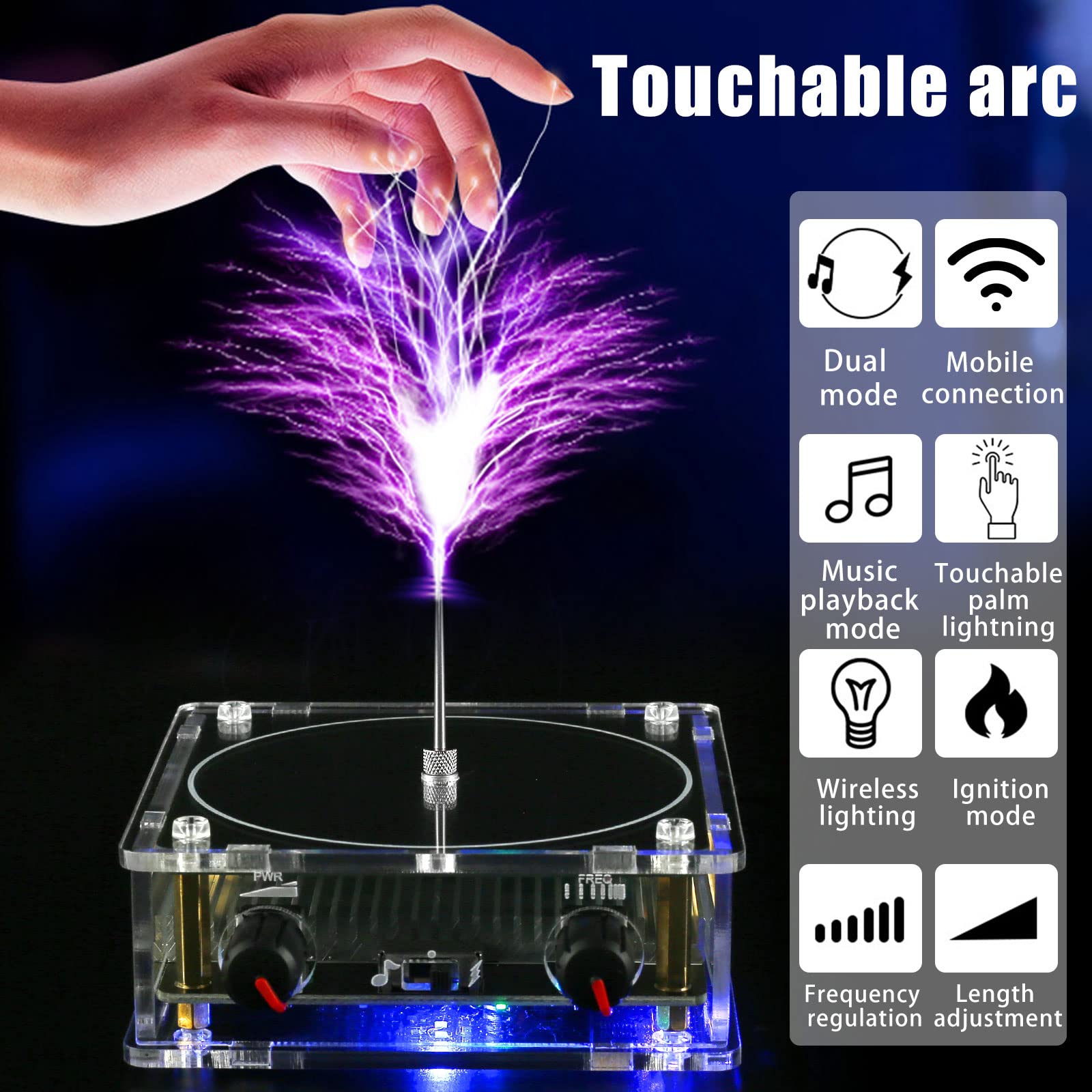 Mua Bluetooth Music Tesla Coil, Artificial Lightning Arc Tesla Coil Arc ...