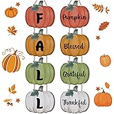 Amazon.com: 2 Pieces Fall Wood Sign Hanging Happy Fall Yall and ...