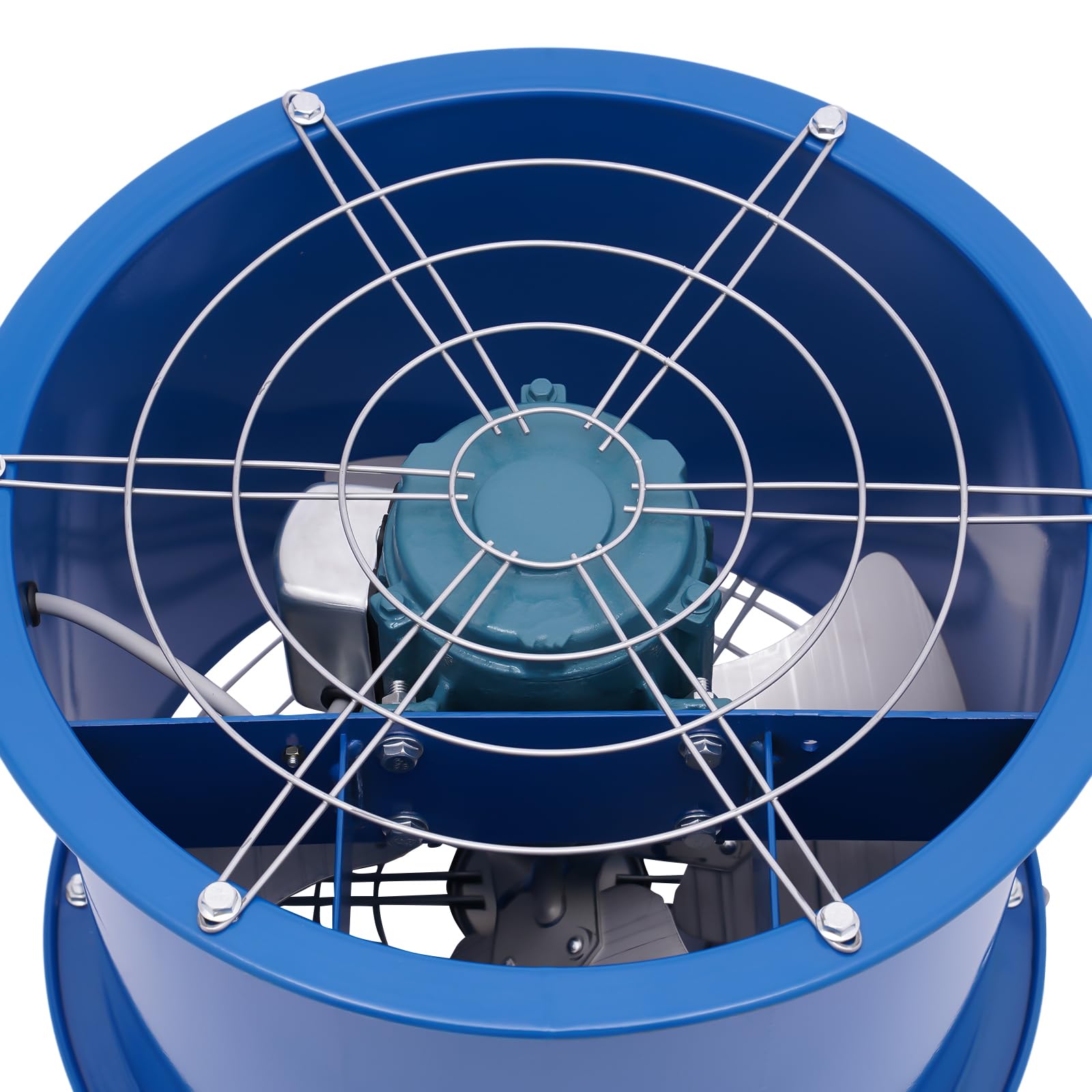 GMSLuu 16" Axial Fan Cylinder Pipe Explosion-proof Spray Booth Paint ...