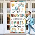 Amazon.com: Wiooffen Boho Classroom Colorful Welcome Door Cover Back to ...