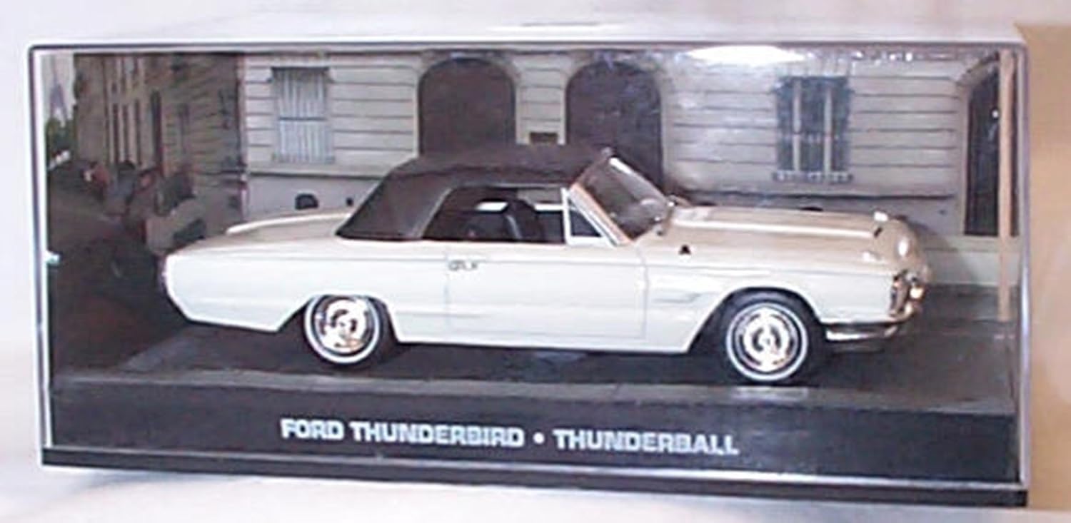 james bond 007 ford thunderbird thunderball film scene car 1:43 scale diecast mode – BigaMart