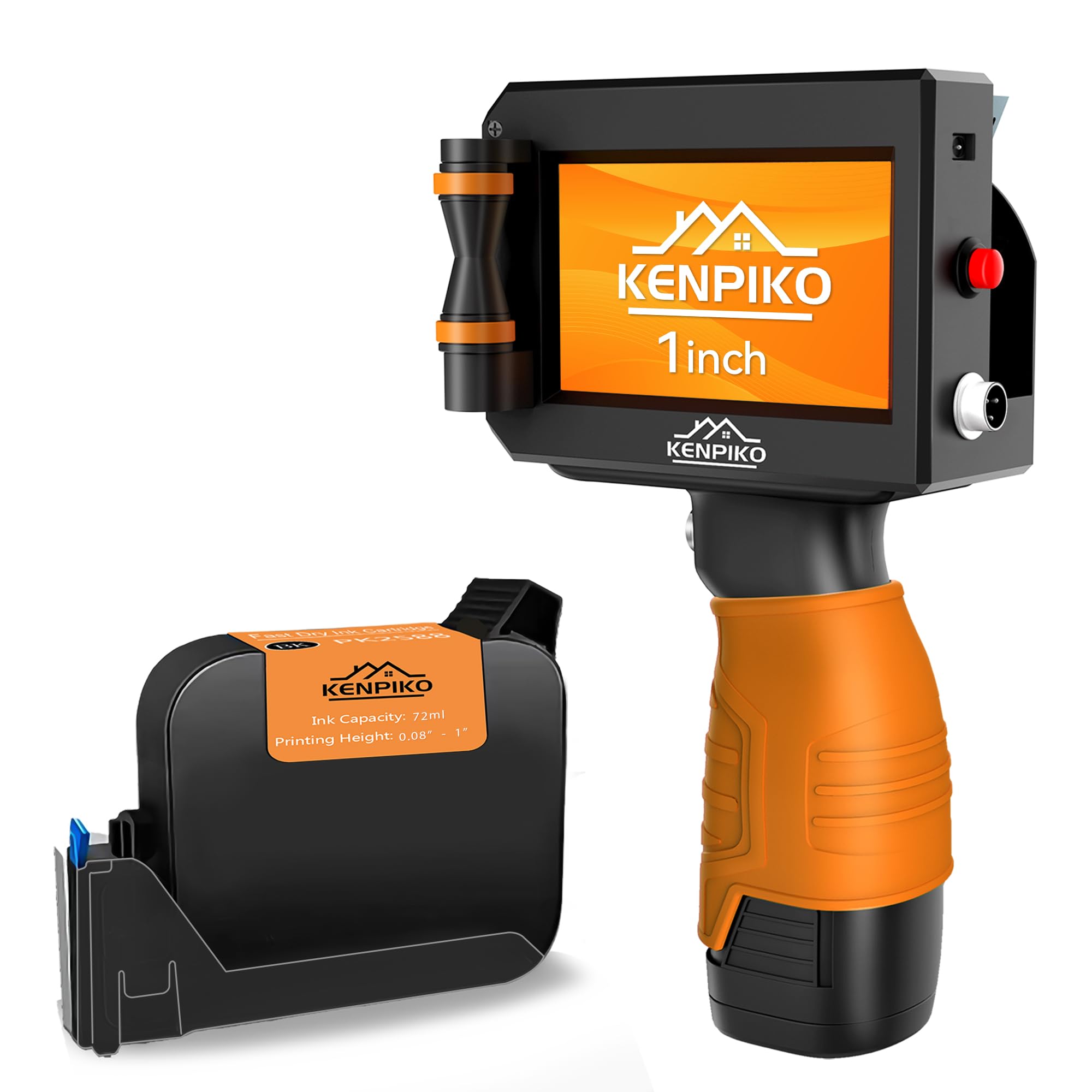 Kenpiko Handheld Printer, 2025 Upgrade 1 Inch Print Height Handheld ...