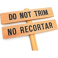 Amazon.com: SPANISH Do Not Trim Sign, HOA Marker, Warning Sign, Outdoor ...