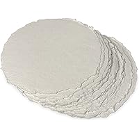 Amazon.com: Thick Handmade Round Watercolor Paper with Deckle Edge ...