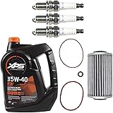 Amazon.com: Sea Doo 300HP Maintenance Kit Oil Filter O-Ring Spark Plugs ...