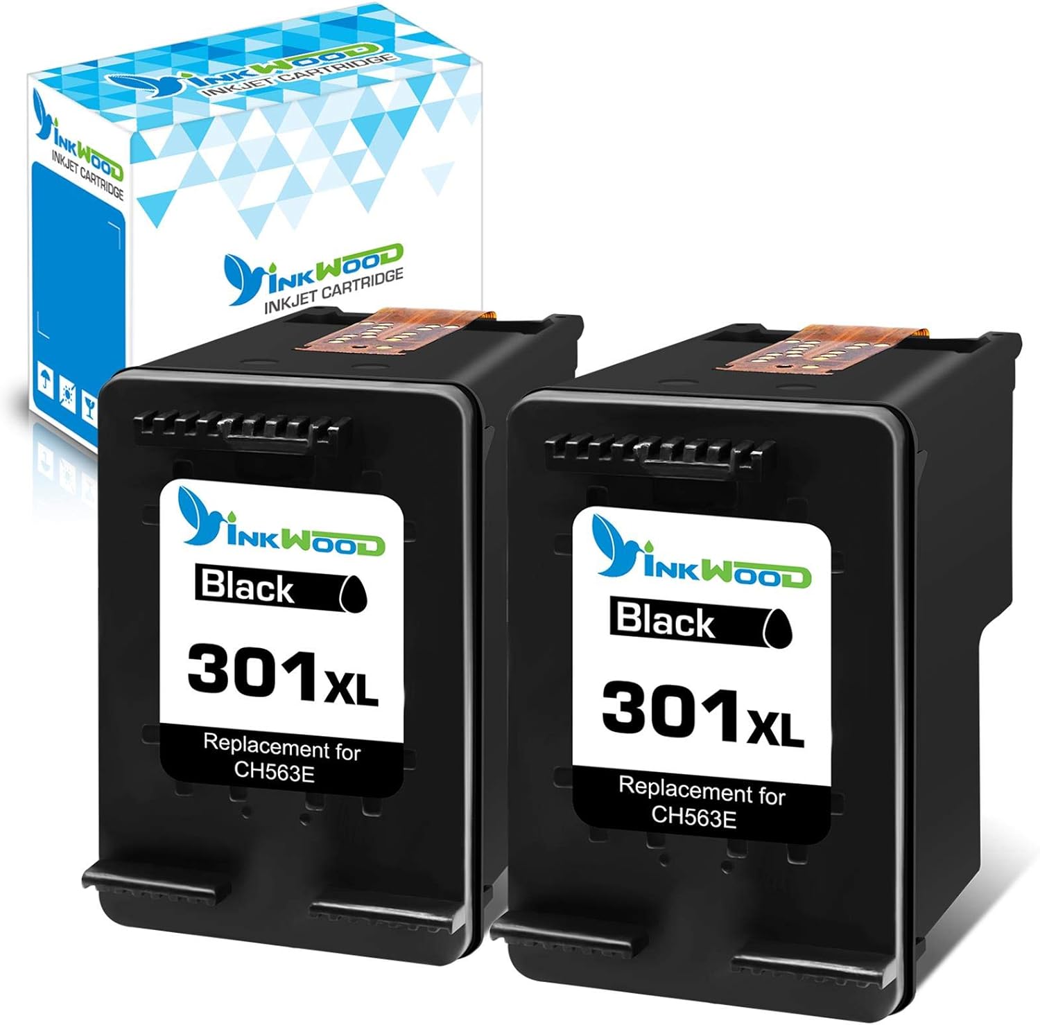 Inkwood Remanufactured for HP 301XL 301 XL Cartucce Stampante 2 Pack ...