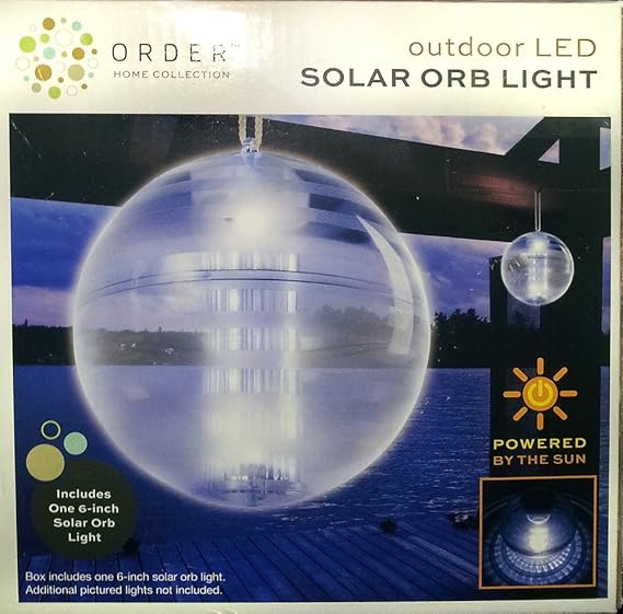 Order Home Collection Outdoor LED Solar Orb Light: Amazon.co.uk: Garden ...