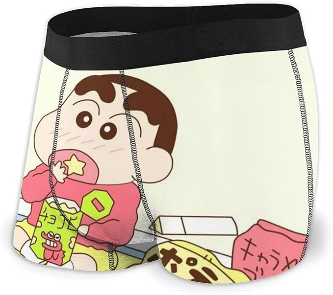 ODTTGUO Crayon Shin Chan - Calzoncillos tipo bóxer para hombre, tejido ...
