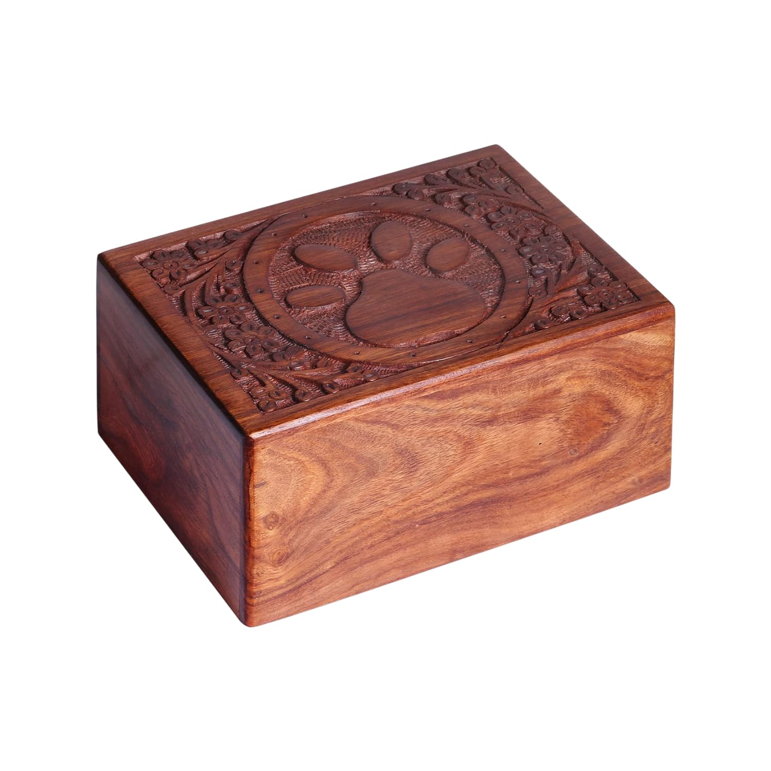 S.B.ARTS Handmade Wooden Urn for Human Ashes, Cremation Funeral Urn ...