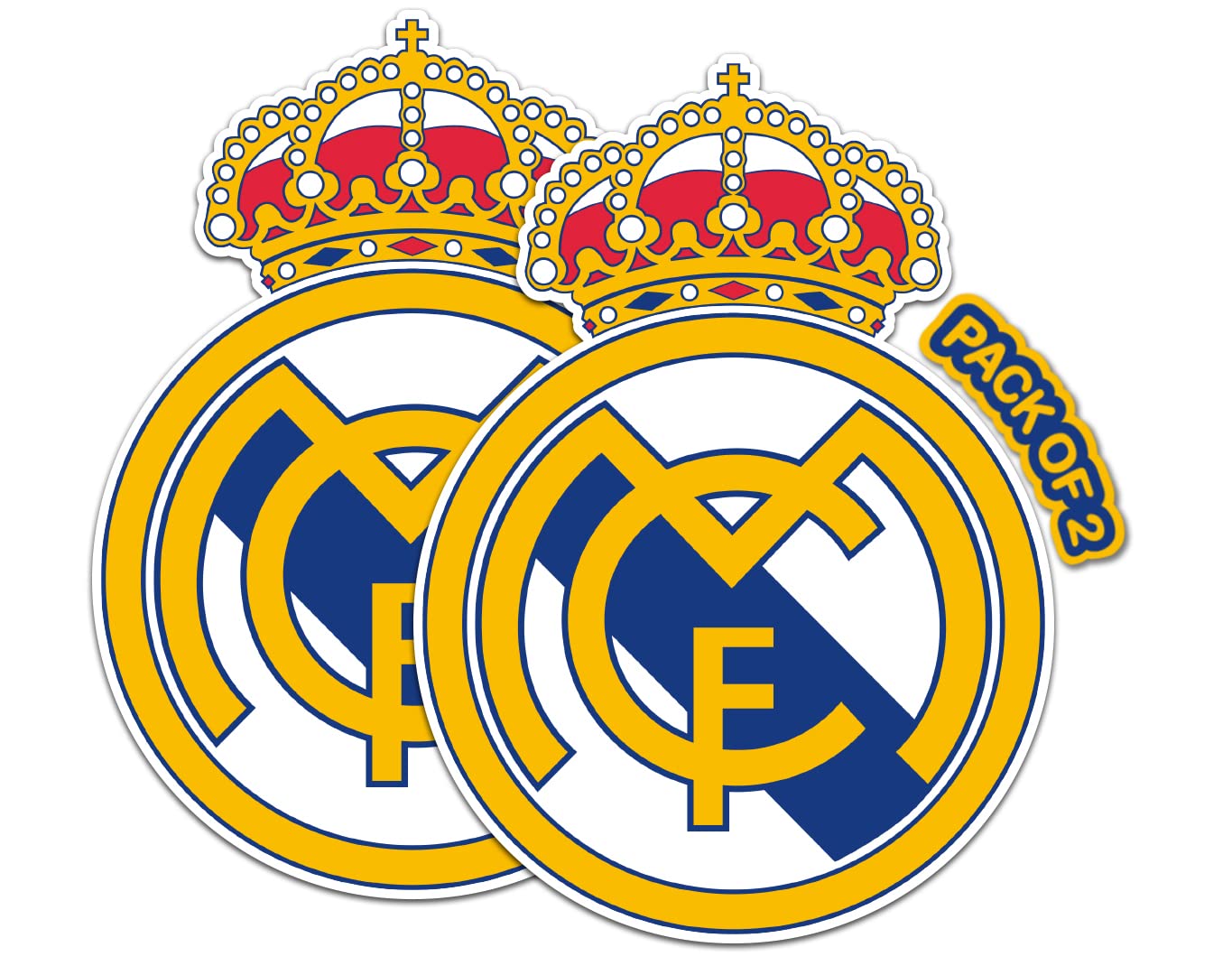 Mua Imperial Vibes Real Madrid Football Sticker – Vinyl Sticker for Car ...