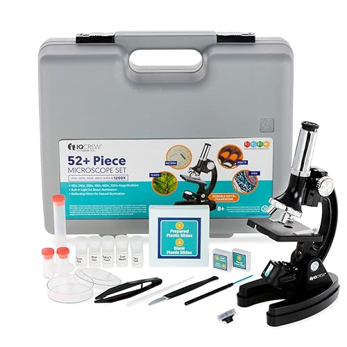 AmScope M30 Series 52-Piece STEM Microscope Kit for Kids - Monocular ...