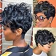Amazon.com : AIWEISE Short Wigs Pixie Cut Wig Short Curly Wigs for ...
