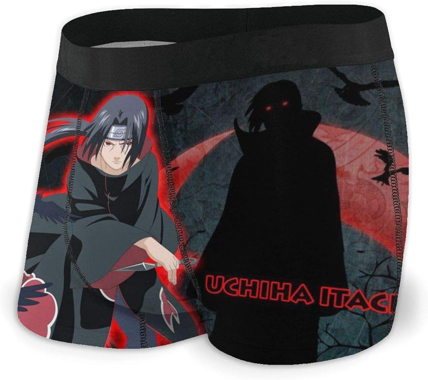Xdanlins Akatsuki Uchiha Itachi Men's Boxer Briefs Short Sports ...