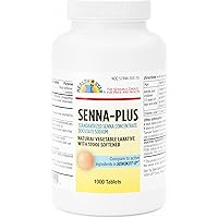 Amazon.com: Health Star Senna Plus Laxative Tablets, 50 mg / 8.6 mg ...