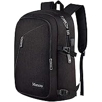 Amazon.com: Mancro Laptop Backpack for Travel 17.3 in Anti-Theft ...