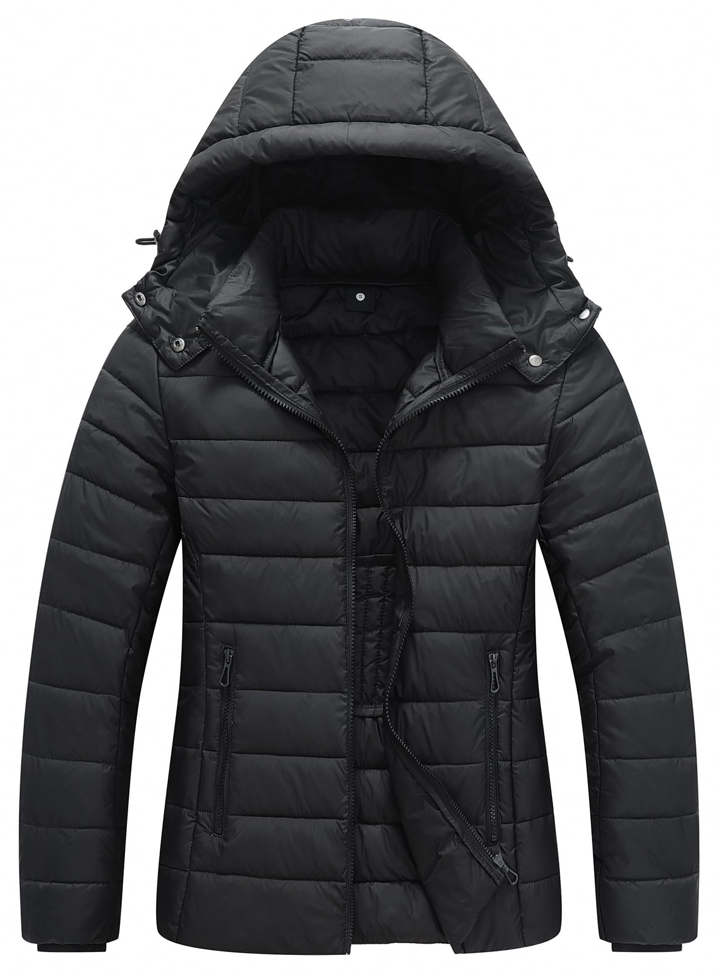 TDYPCI Women's Waterproof Puffer Jacket Quilted Warm Winter Coat Ultra ...