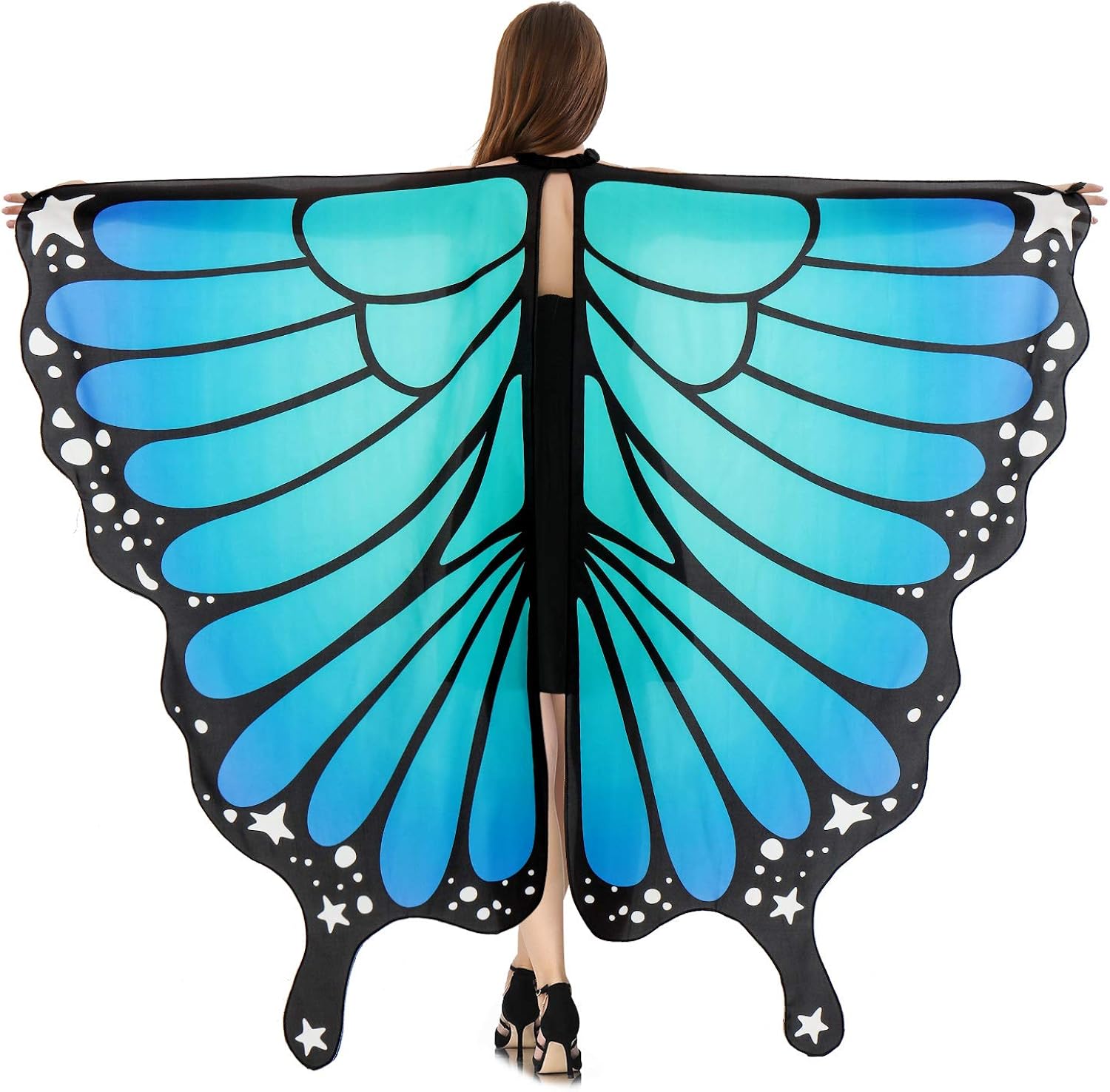 Wings Tails Ears Noses Butterfly Wings Costume Cape Shawl For Halloween Party Events 