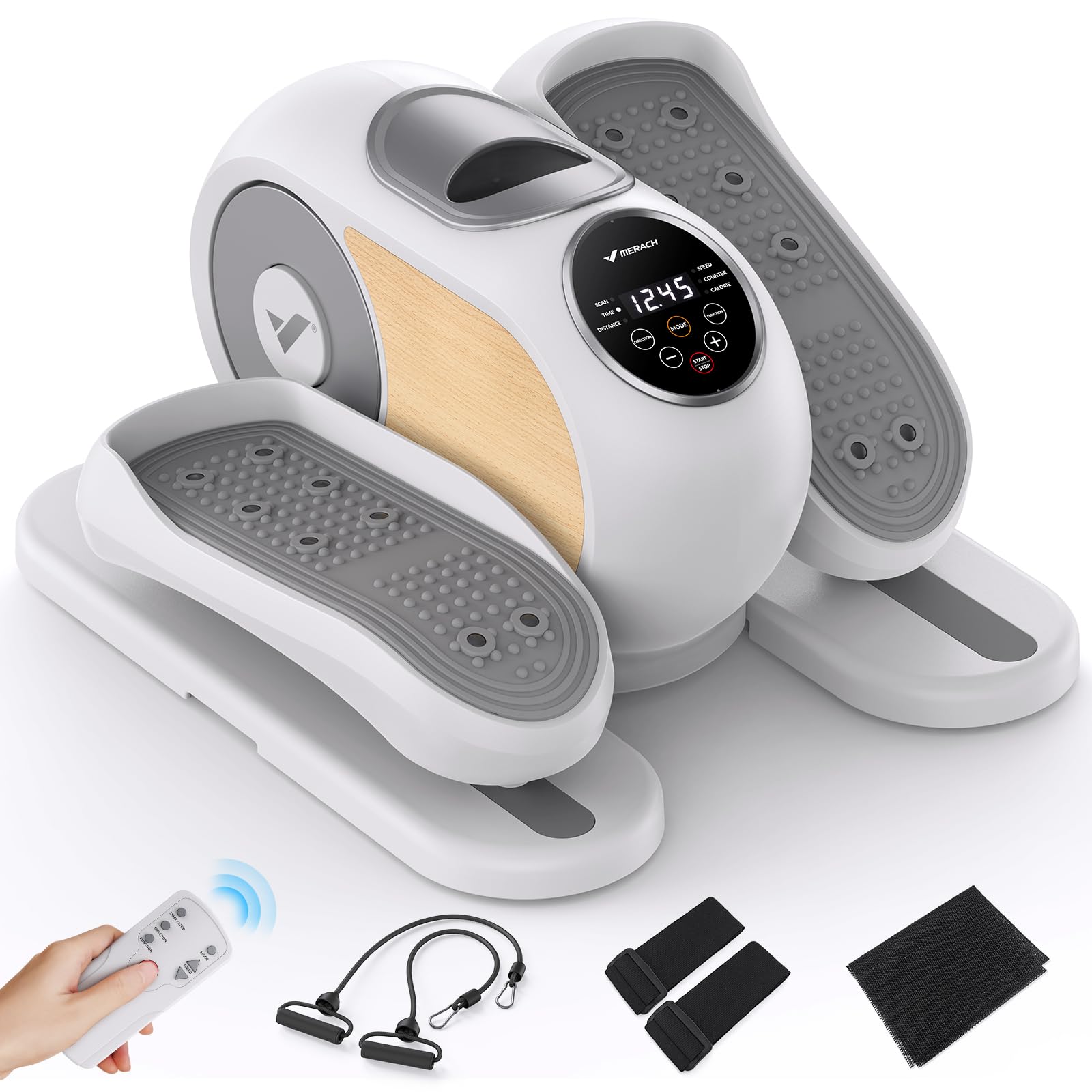 MERACH Under Desk Elliptical, Ellipse Leg Exerciser Electric as Seen on ...