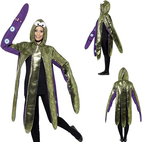 NET TOYS octopus costume Jumpsuit Octopuses unisex overall squid Shrove ...
