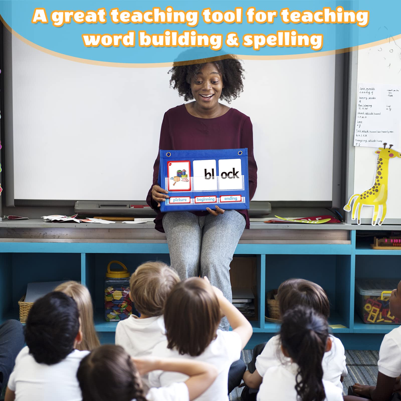 Mua Torlam Blends & Digraphs Pocket Chart, Onset Rime Phonics Games Sight Word Flash Cards ...