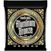 12-54 Medium Light Strings Ernie Ball Earthwood Bell Bronze Acoustic ...