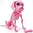 Amazon.com: JOYIN Posable Halloween Dog Skeleton Full Body Posable ...
