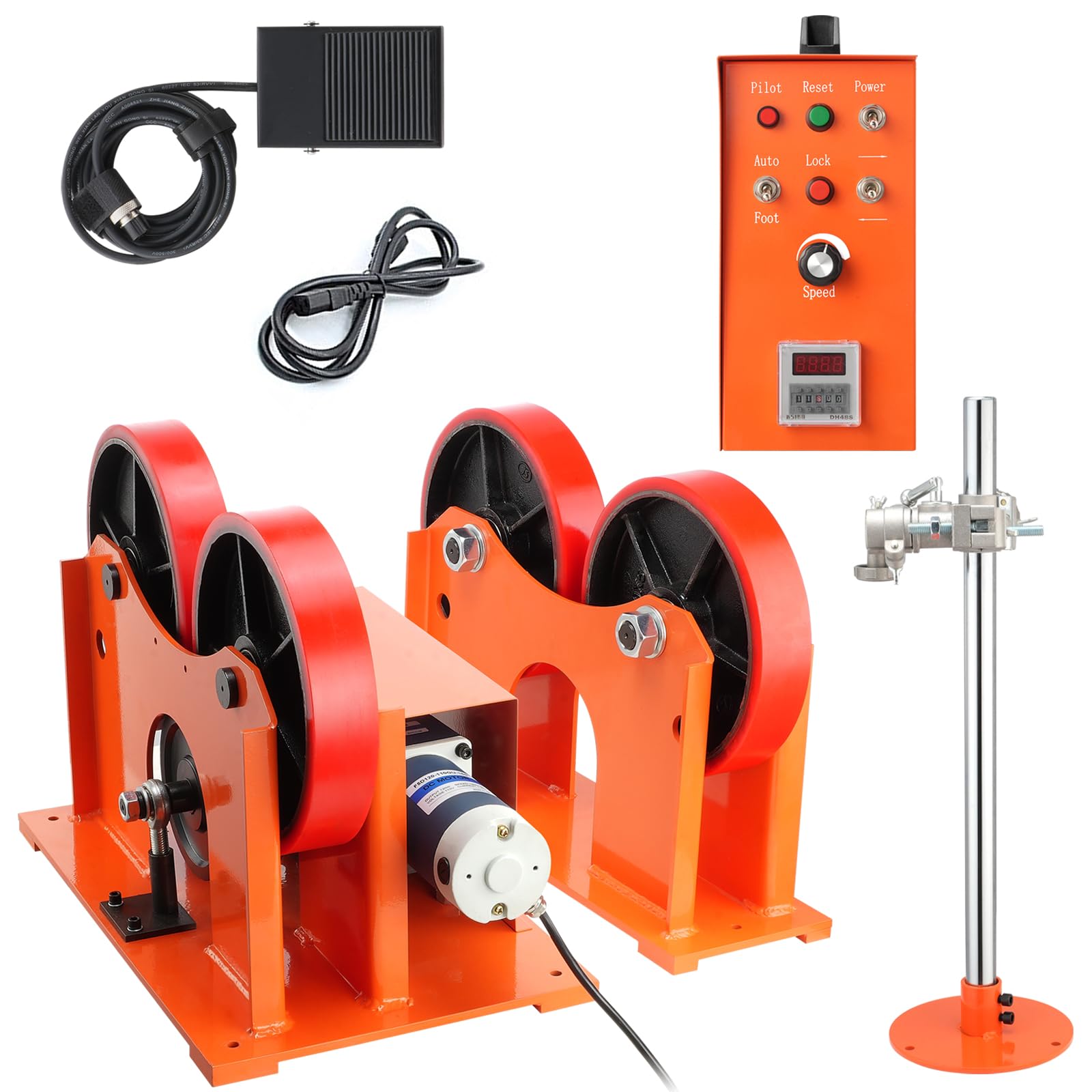 VEVOR 110V Turning Rolls Linkage Roller, 1000KG/2205LBS Loading Welding ...