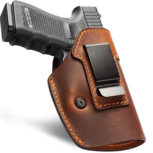 Full Grain Leather Holster Compatible with Glock 17/19/ 19X/ 43X ...