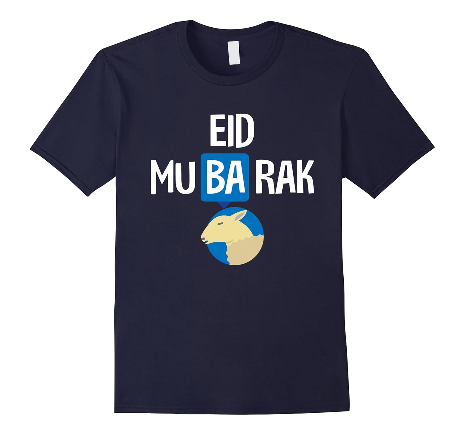 Eid Mu BA Rak Lamb T-Shirt – Funny Eid Mubarak Festival Tee-CL – Colamaga