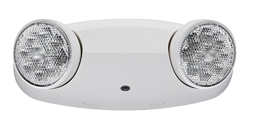 Lithonia Lighting ELM2 LED M12 Quantum 2-Light White LED Emergency ...