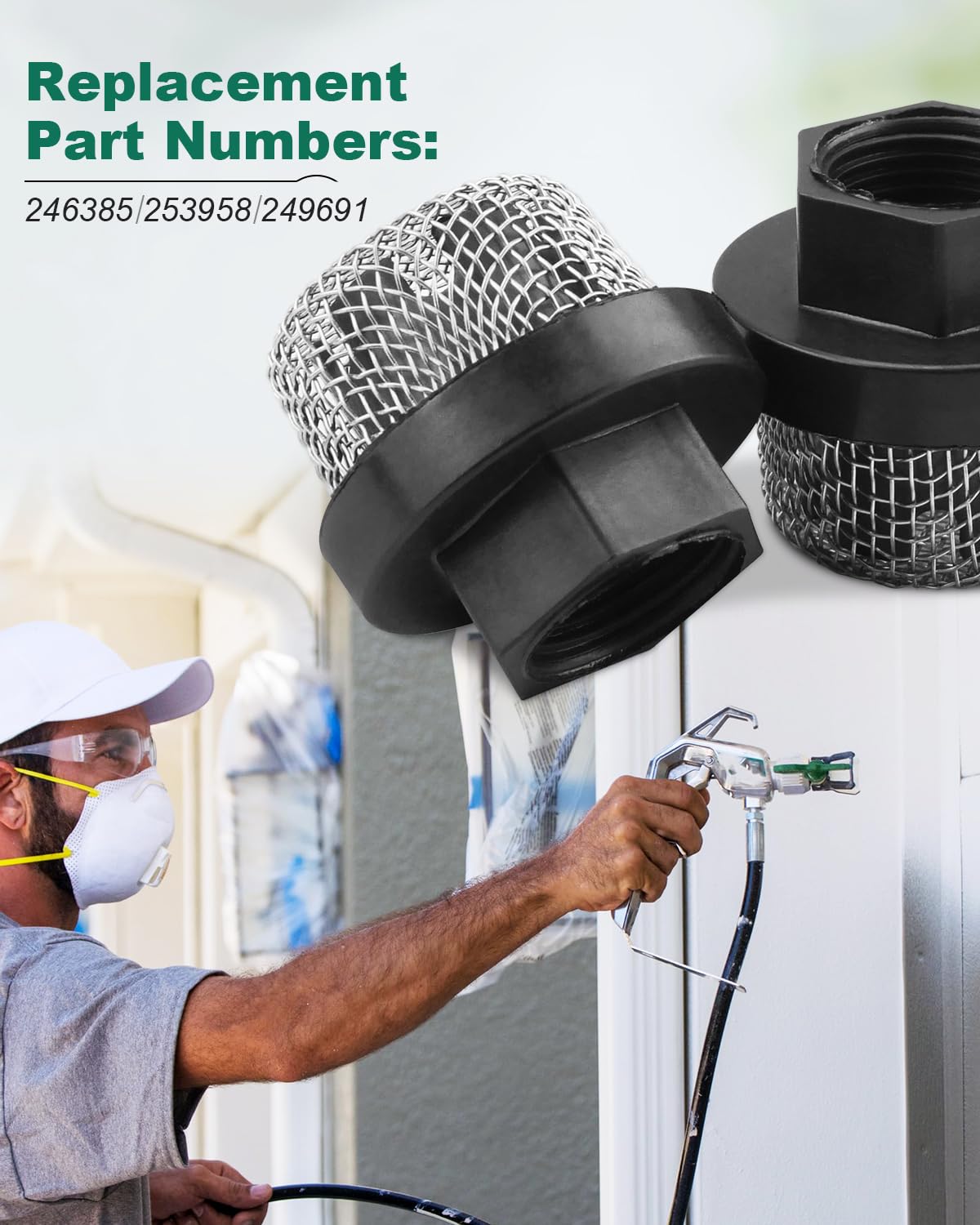 Mua 6Pcs 246385 Airless Paint Sprayer Inlet Strainer Fit for Graco ...