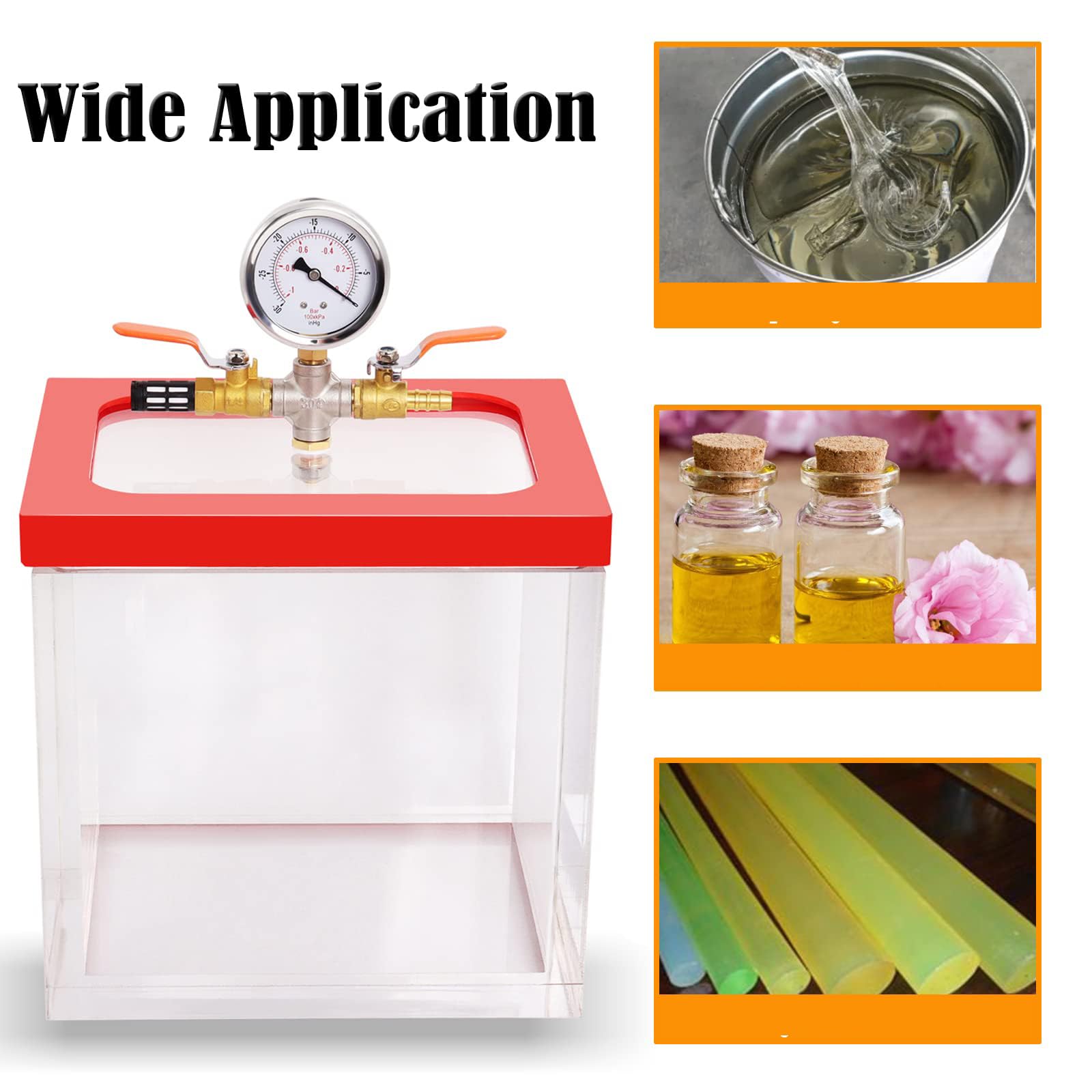 Mua Acrylic Vacuum Chamber, 2 Gallon Vacuum Chamber, lab Vacuum ...