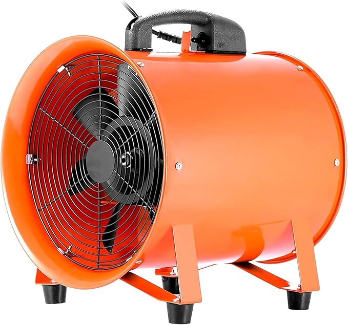 OrangeA Utility Blower Fan 12 Inch 0.7HP 2295 CFM 3300 RPM Portable ...