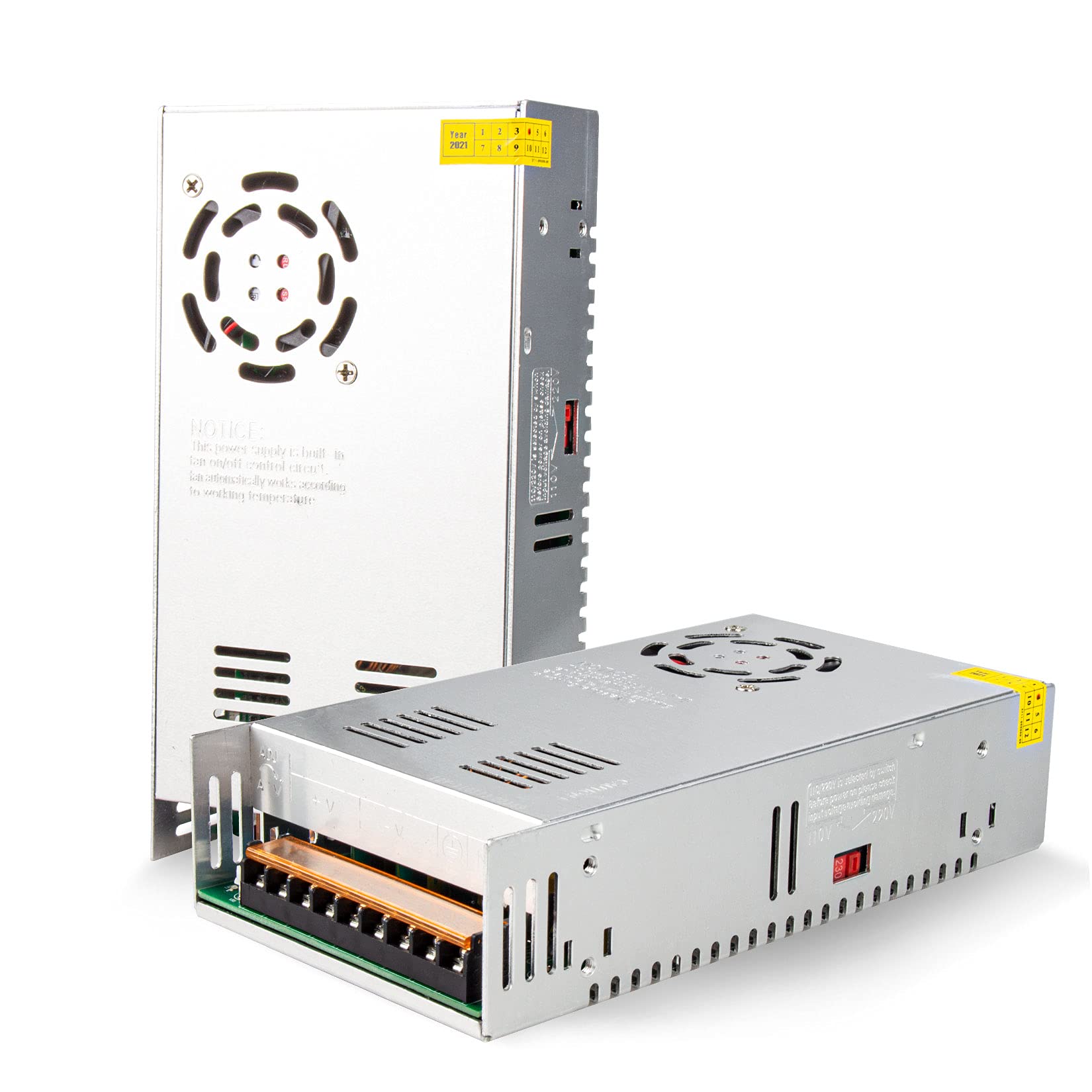 REALSUN 12V 40A Universal Switching Power Converter Adapter Transformer ...