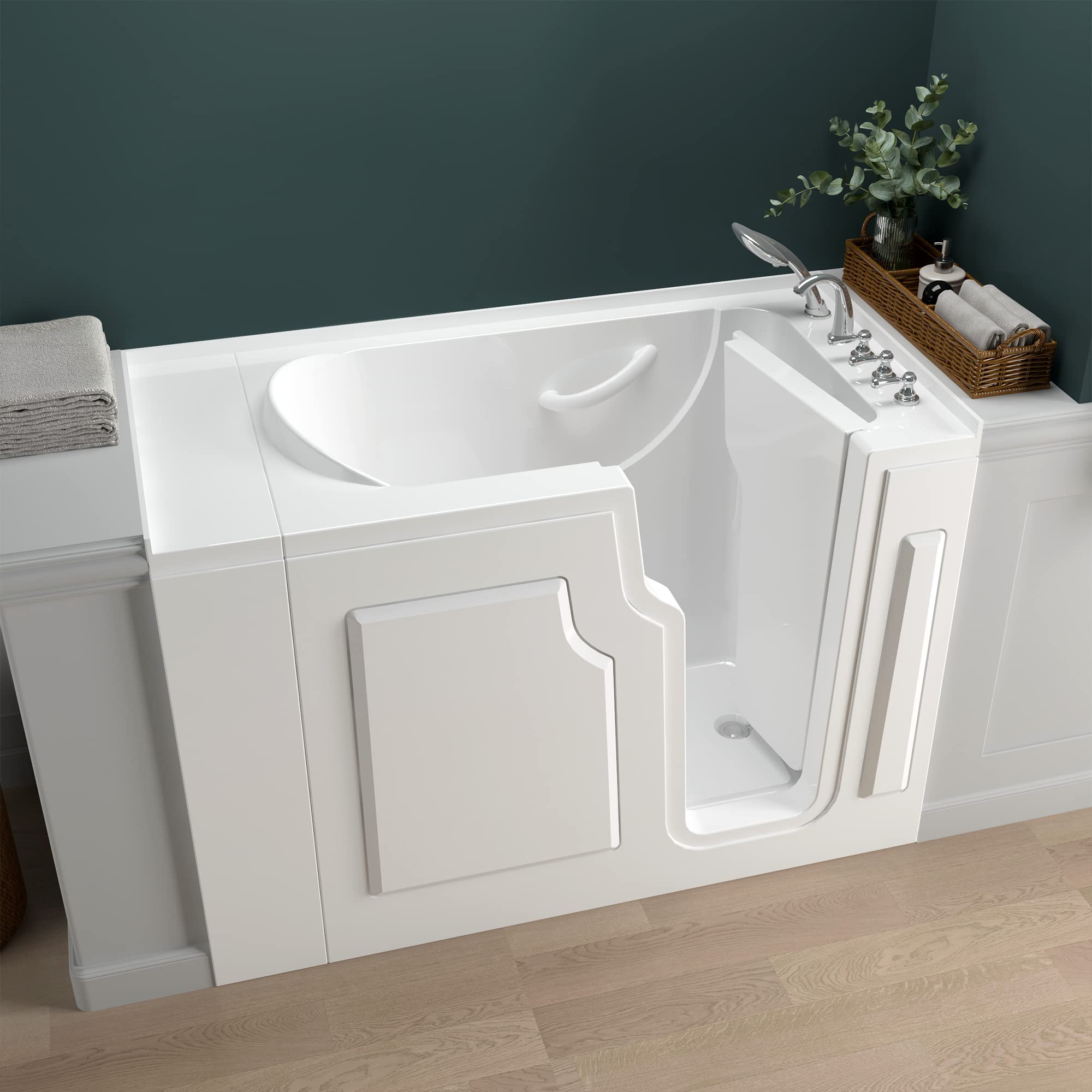 FerdY Floridian 52" Walk-in Bathtub with Right-Side Door Opening and ...