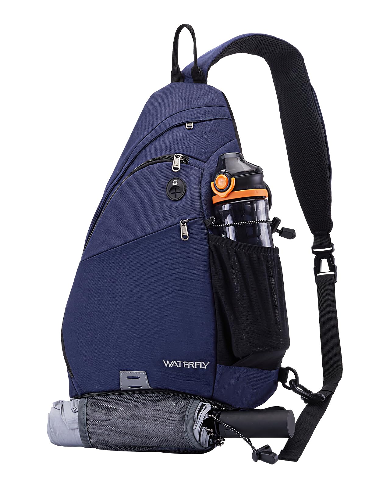 WATERFLY Sling Bag Crossbody Backpack: Over Shoulder Daypack Casual ...