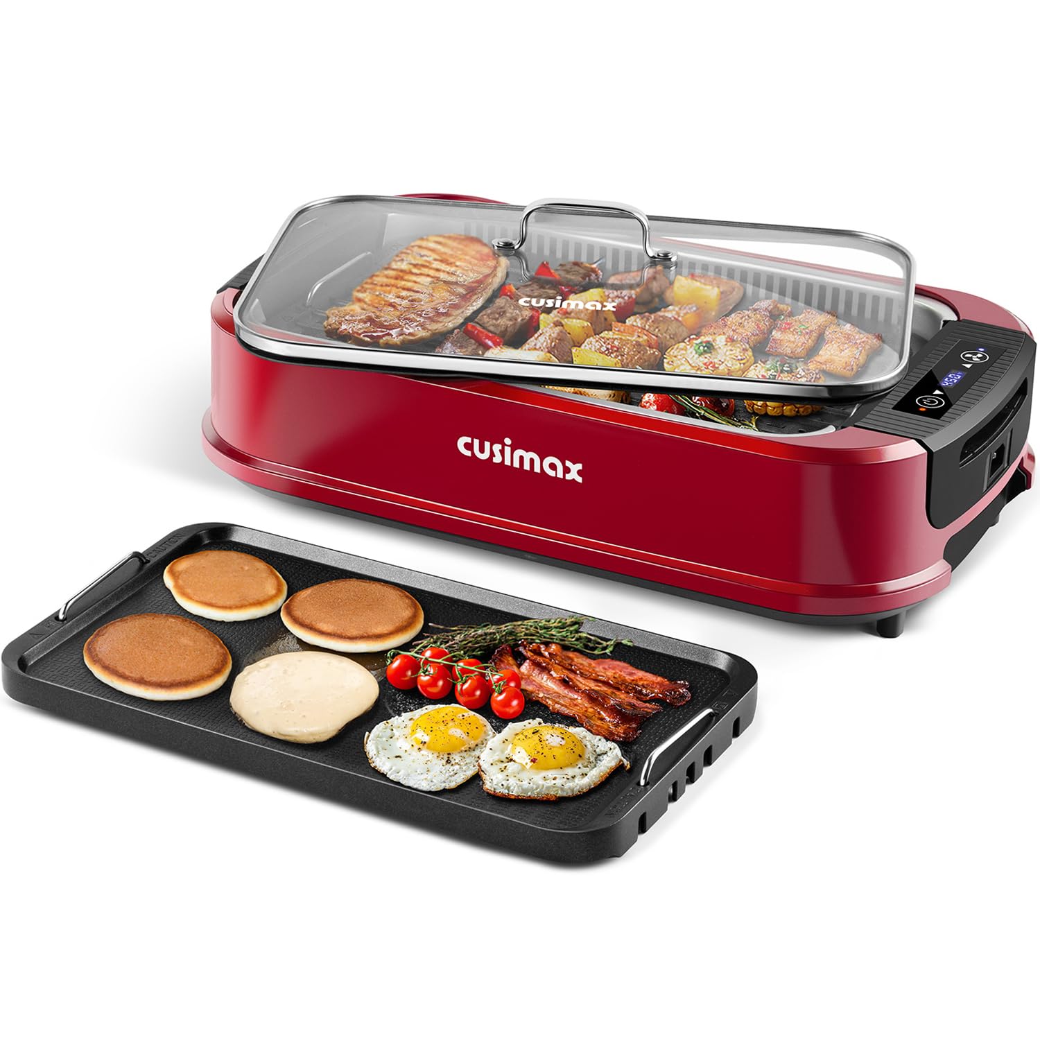 Mua CUSIMAX Smokeless Indoor Grill, Electric Grill Griddle, 1500W ...