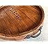 Amazon.com: Imax Vermont Iron and Wood Tray - Round Tray for Serving ...