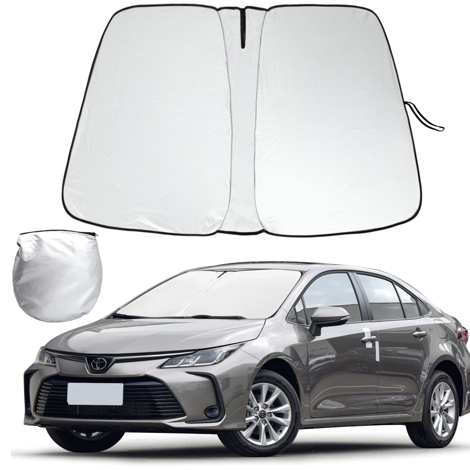 Car Windshield Sun Shade for Toyota Corolla 2020-2023 Accessories ...