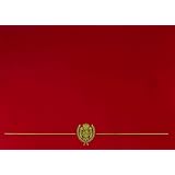 Amazon.com : Navy Classic Crest Certificate Cover - 25 Covers ...