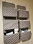Amazon.com: mDesign Soft Fabric Wall Mount/Over Door Hanging Storage ...
