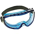Monogoggle XTR Safety Goggles Style: Frame:Blue, Lens Tint:Clear (part ...