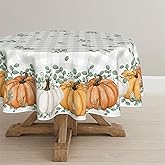 Amazon.com: Horaldaily Fall Tablecloth 70x70 Inch Round, Thanksgiving ...