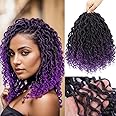 Amazon.com : Purple River Locs Crochet Hair Black Women 8 Packs 10Inch ...