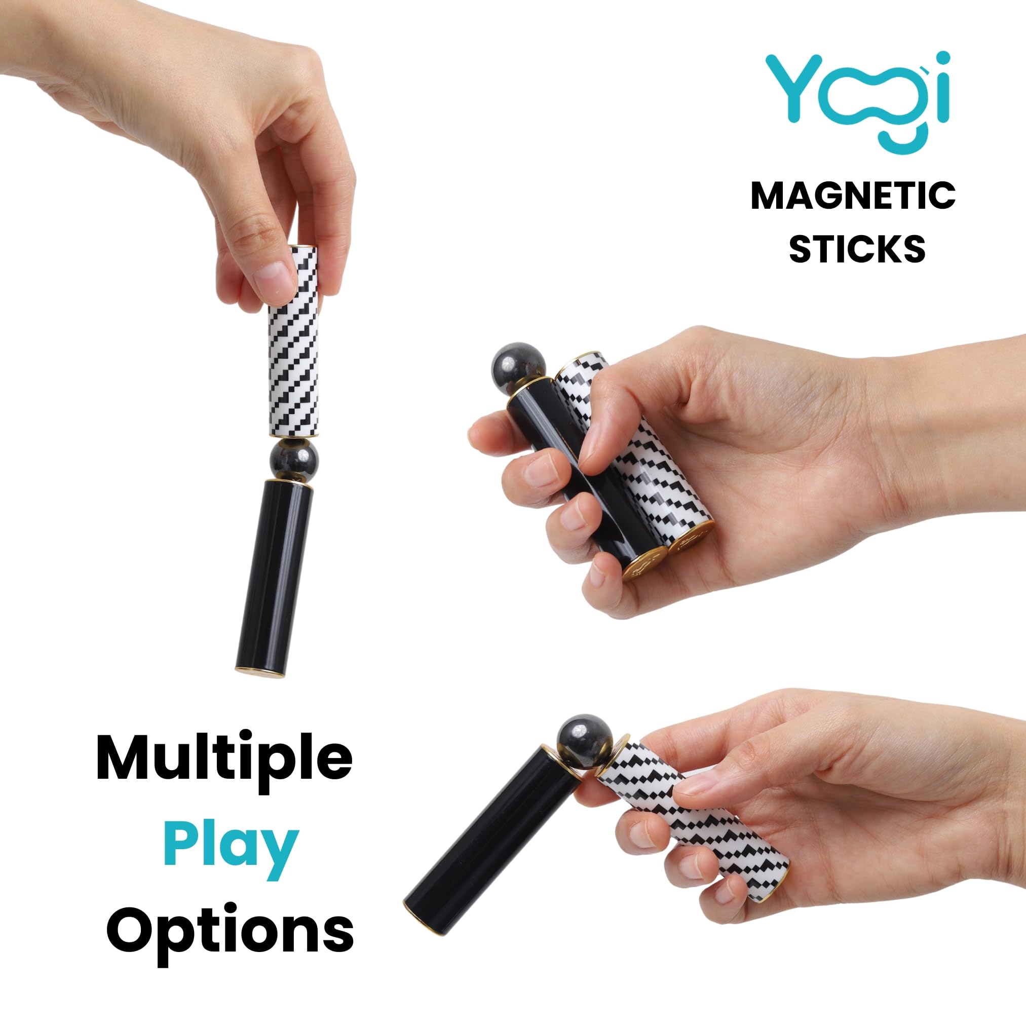 Mua Yogi Magnetic Sticks - Premium Fidget Toys for Adults - Extremely Fun & Engaging, Uniquely ...